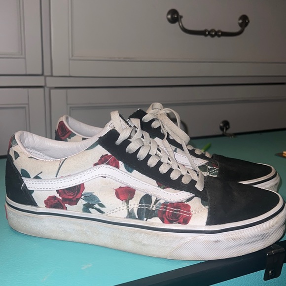 Vans | Shoes | Vans Roses | Poshmark